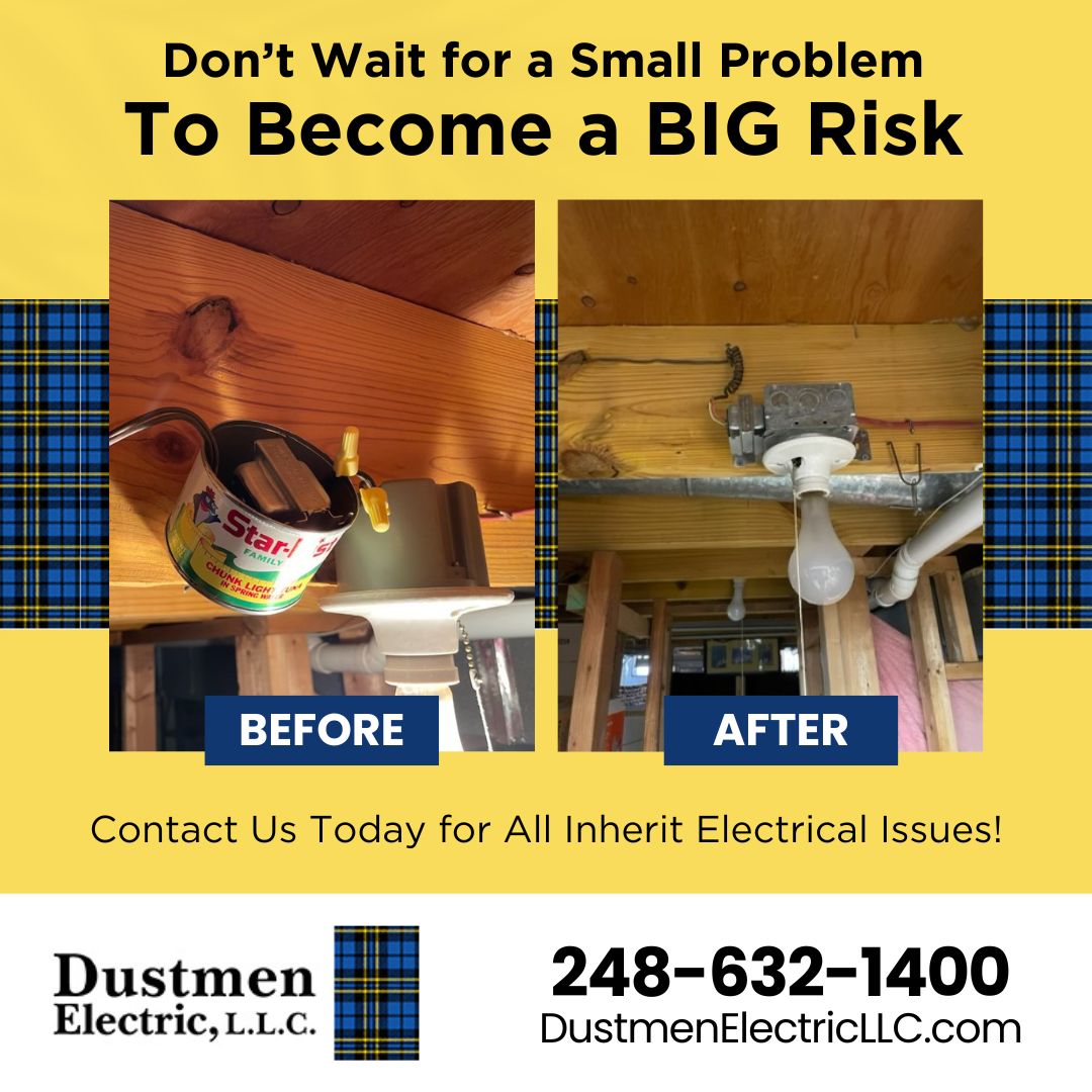 Don’t Let Small Electrical Issues Become Big Risks! - Dustmen Electric, LLC